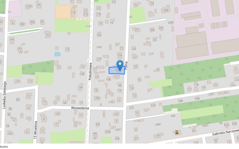 Dom w miejscowości Sulejówek, Polna 11A (mazowieckie). Działka numer ...